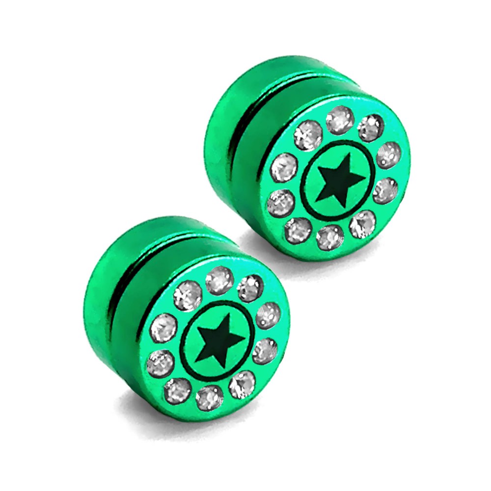 1 Pair Fake Plugs Magnetic Taper Tunnel Earrings Stainless Steel